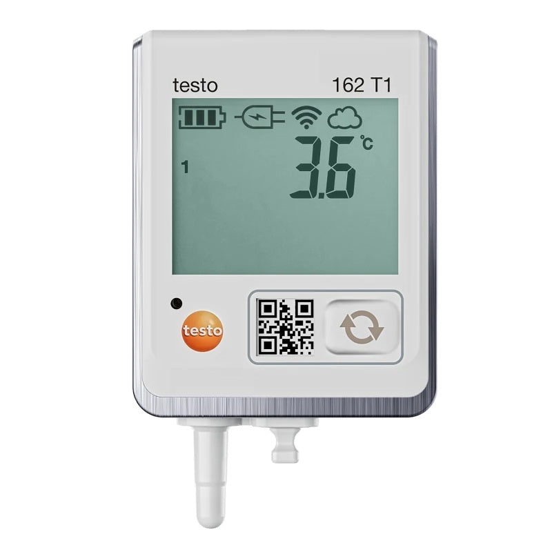 Testo 162 T1 Online Data Logger with Temperature Sensor — Anaum Corporation