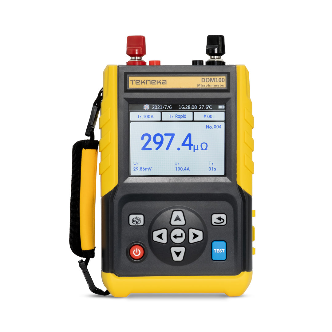 Tekneka DOM100 Micro Ohmmeter 100A — Anaum Corporation