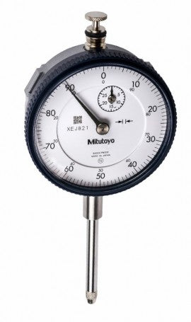 Mitutoyo 2109A-10 Dial Indicator 1mm 0-100-0 Dial-Lug Back — Anaum Corporation